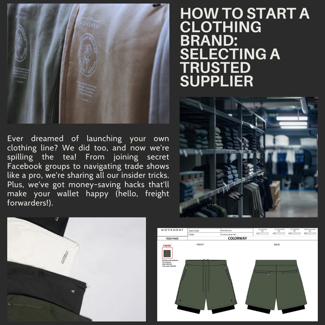 How to Start a Clothing Brand: Selecting a Trusted Supplier – SHBA MOVEMENT